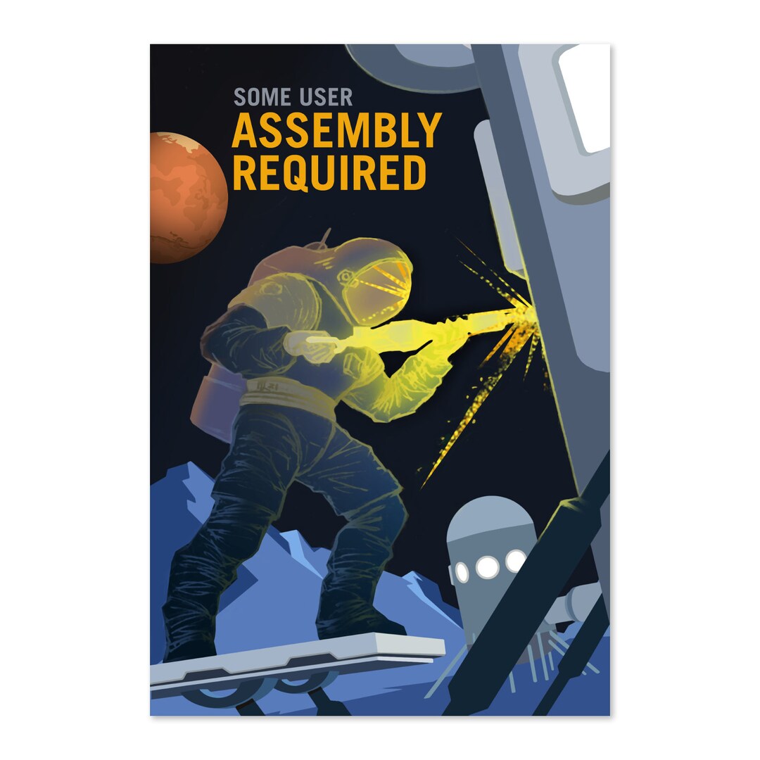 Retro Style Space Exploration Poster - Mars Explorers Wanted - Space ...