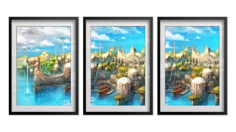 Final Fantasy XIV 14 Online Poster FFXIV Sharlayan Set of - Etsy
