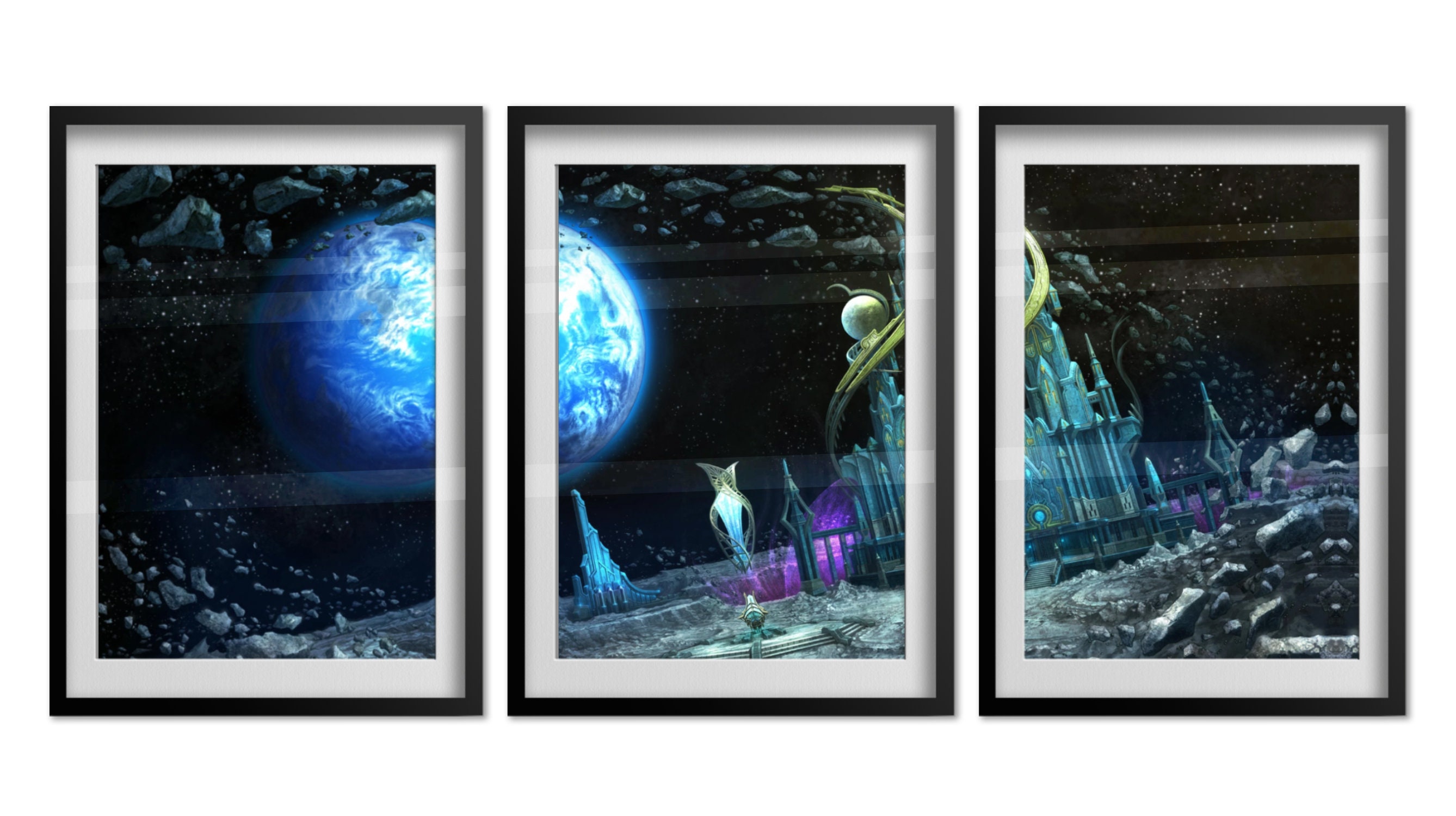 Final Fantasy XIV (14) Online Poster | Mare Lamentorum Set of 3 Posters ...