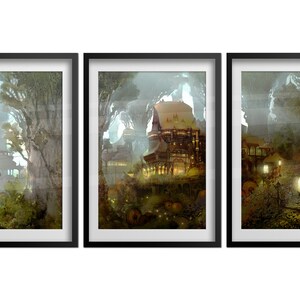 Final Fantasy XIV (14) Online Poster | Gridania Set of 3 Posters ...
