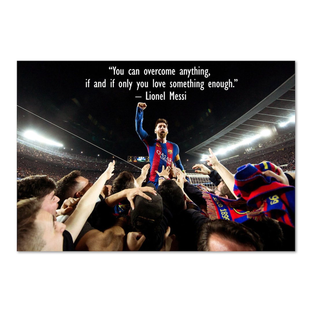 Lionel Messi Poster | Soccer - Football Motivational Art ...
