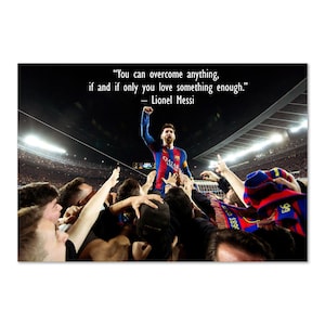 Lionel Messi Poster | Soccer - Football Motivational Art ...