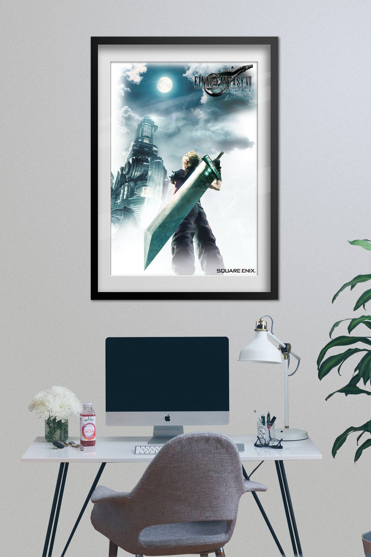 Final Fantasy VII 7 Poster Official Box Art Cloud Strife - Etsy