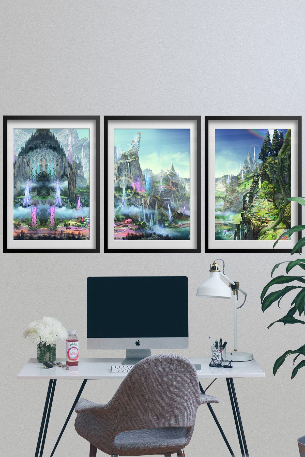 Final Fantasy XIV (14) Online Poster | Il Mheg Set of 3 Posters ...