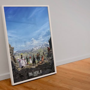 Final Fantasy VII (7) Rebirth Poster | Official Key Art | High Quality ...