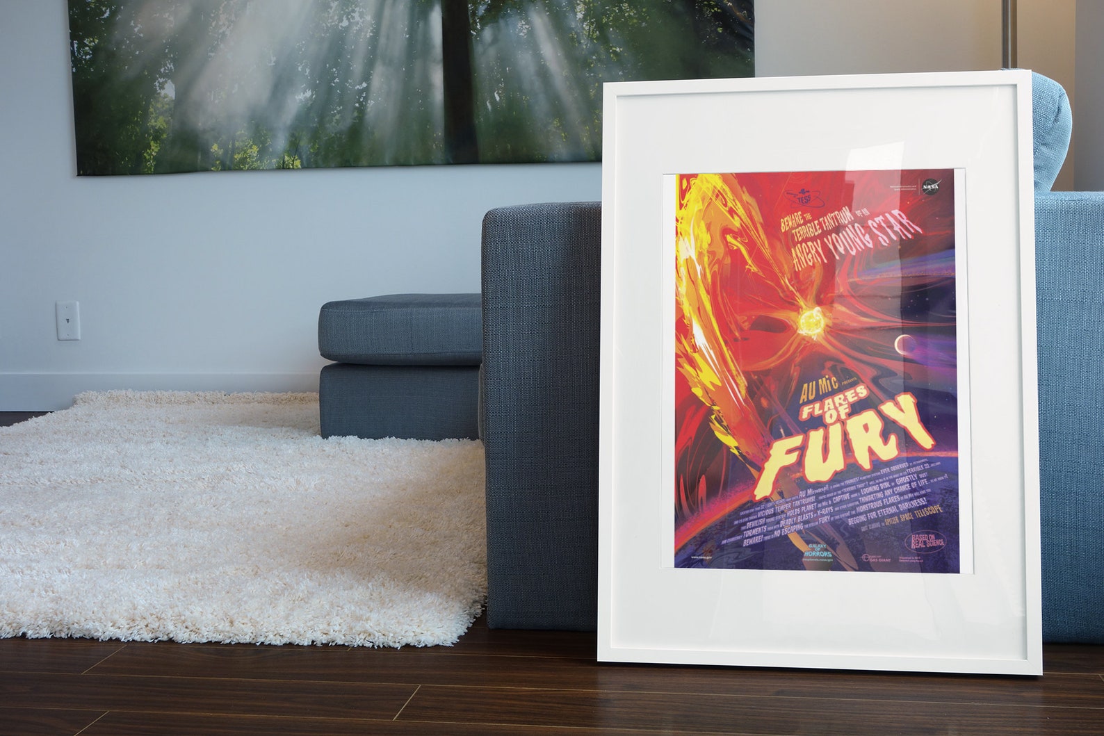 Flares of Fury! an Angry Young Star - NASA Space Horror Movie Poster ...