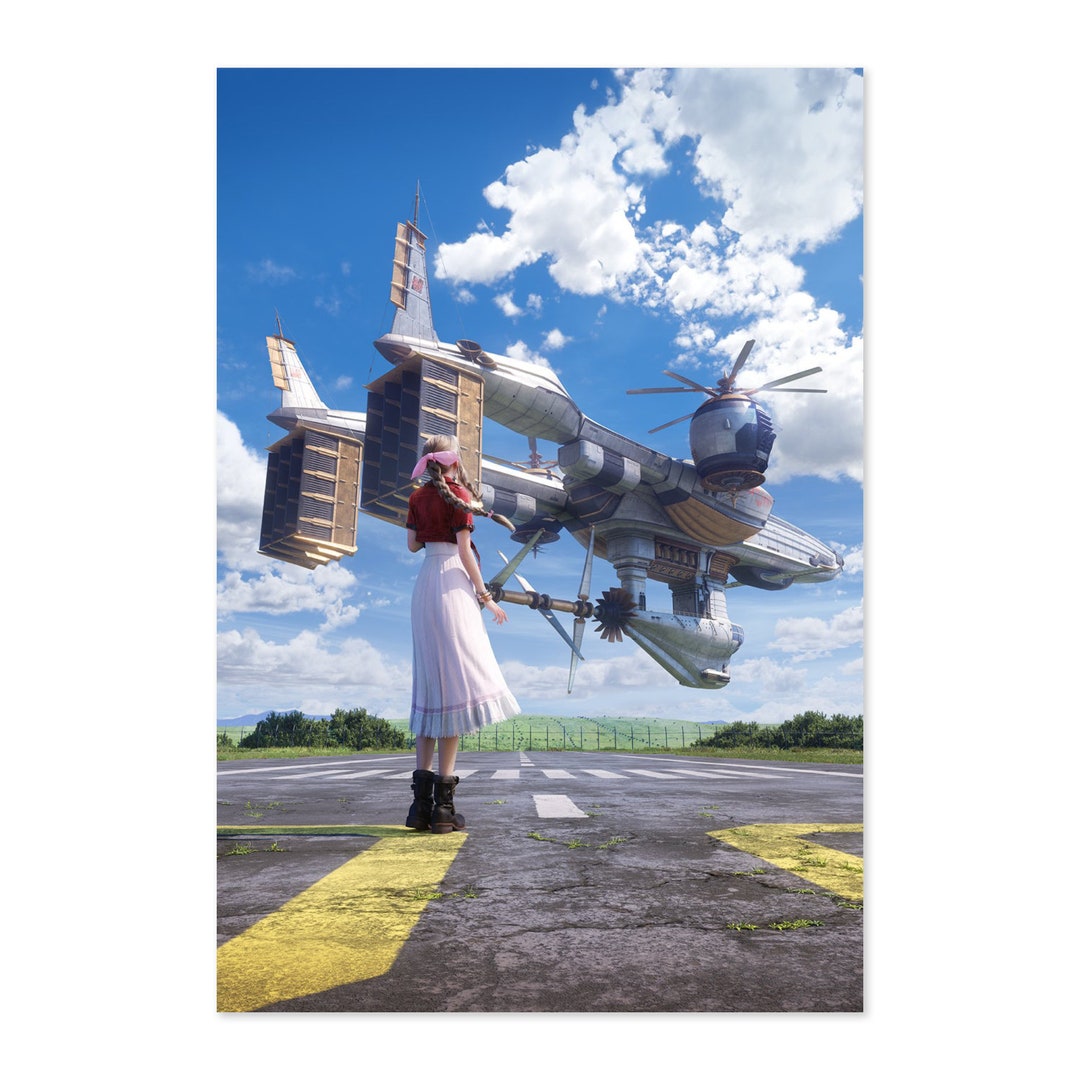 Final Fantasy VII (7) Rebirth Poster | Official Key Art 02 | High ...
