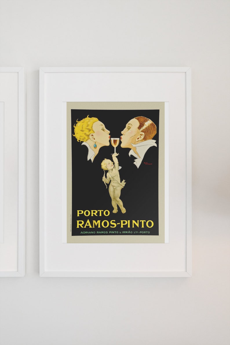 Porto Ramos-pinto 1920s Vintage Port Liquor Wine Art Poster | Classic ...