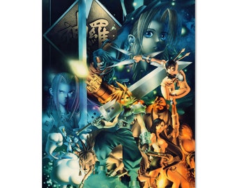 Retro Final Fantasy Poster - Etsy