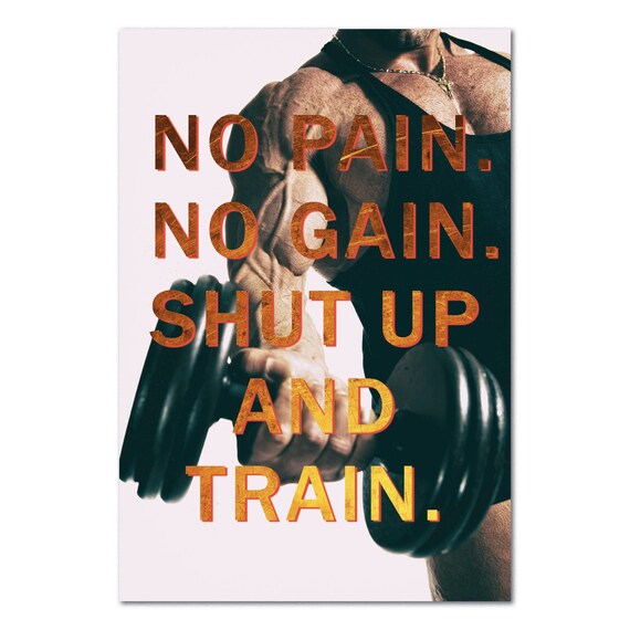 Fitness Posters Motivational Inspirational Quotes Prints for | Etsy