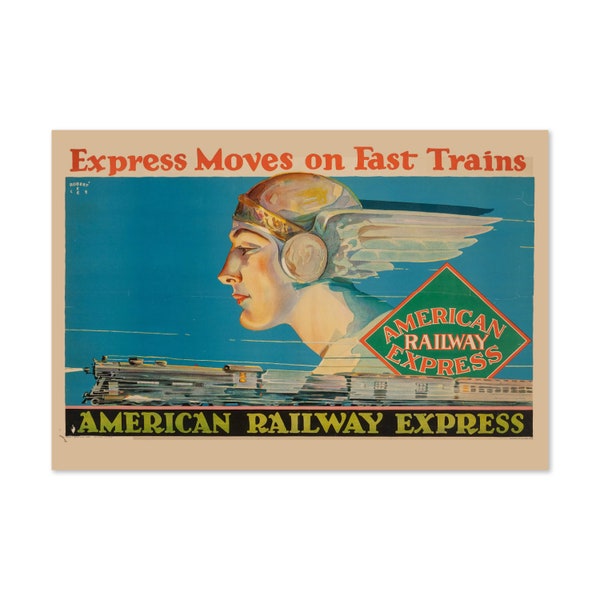 American Railway Express - Etsy
