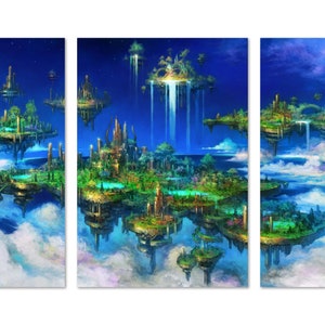 Final Fantasy XIV (14) Online Poster | FFXIV Elpis Set of 3 Posters ...