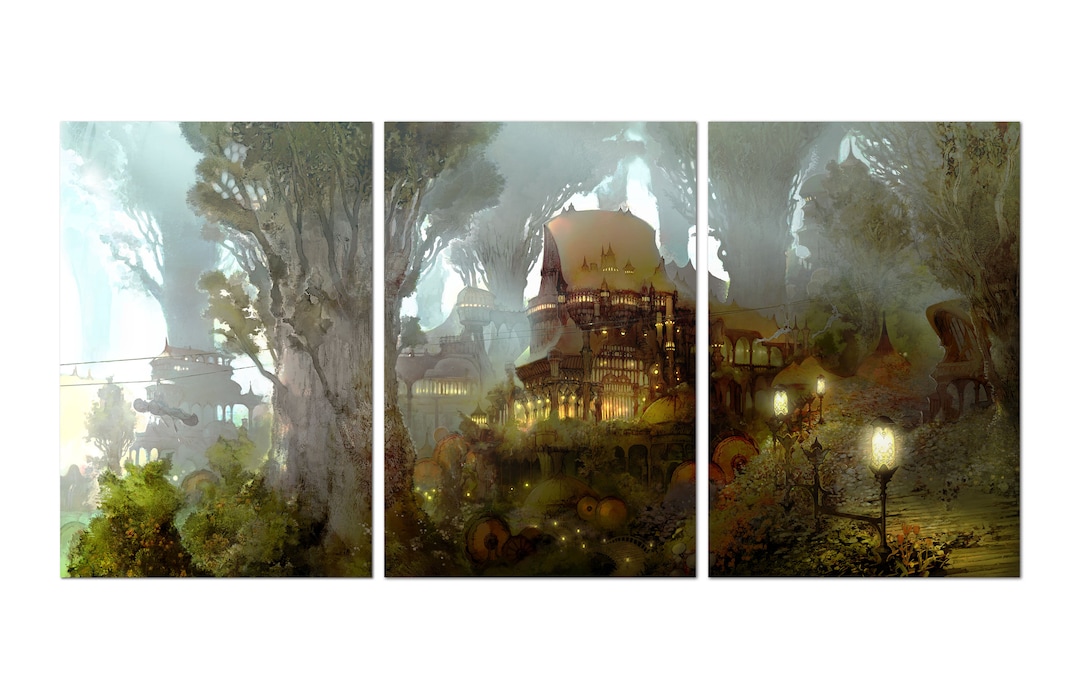 Final Fantasy XIV (14) Online Poster | Gridania Set of 3 Posters ...