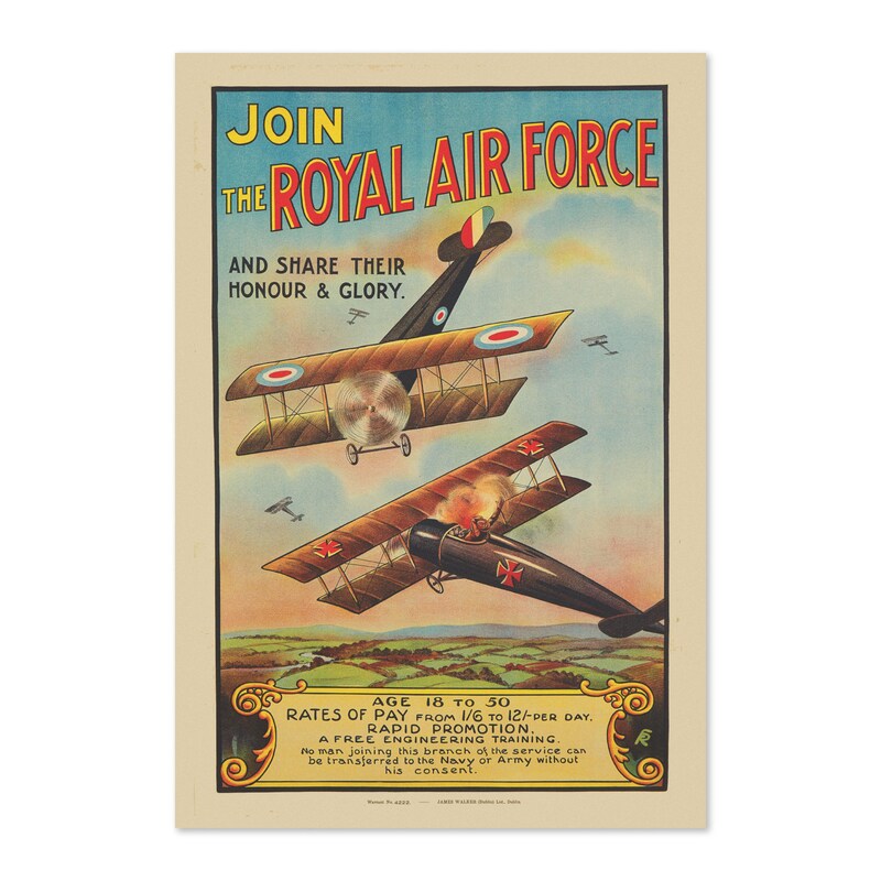 Royal Air Force Poster - Etsy