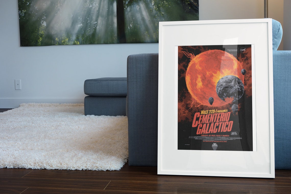 Galactic Graveyard! NASA Space Horror Movie Style Poster - Space ...