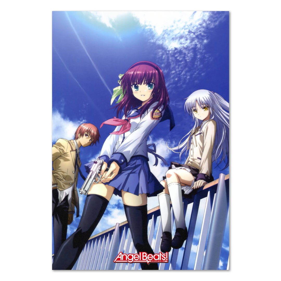 Angel Beats Poster Anime Poster - Official Art - High Quality Prints - Etsy