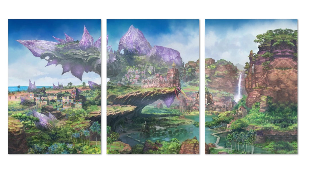 Final Fantasy XIV (14) Online Poster | Radz-at-han Set of 3 Posters ...