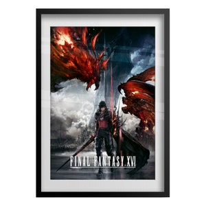 Final Fantasy XVI (16) Poster | Official Key Art | Unframed Version ...