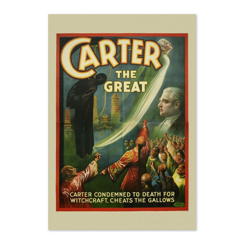 Vintage Magic Poster - Etsy