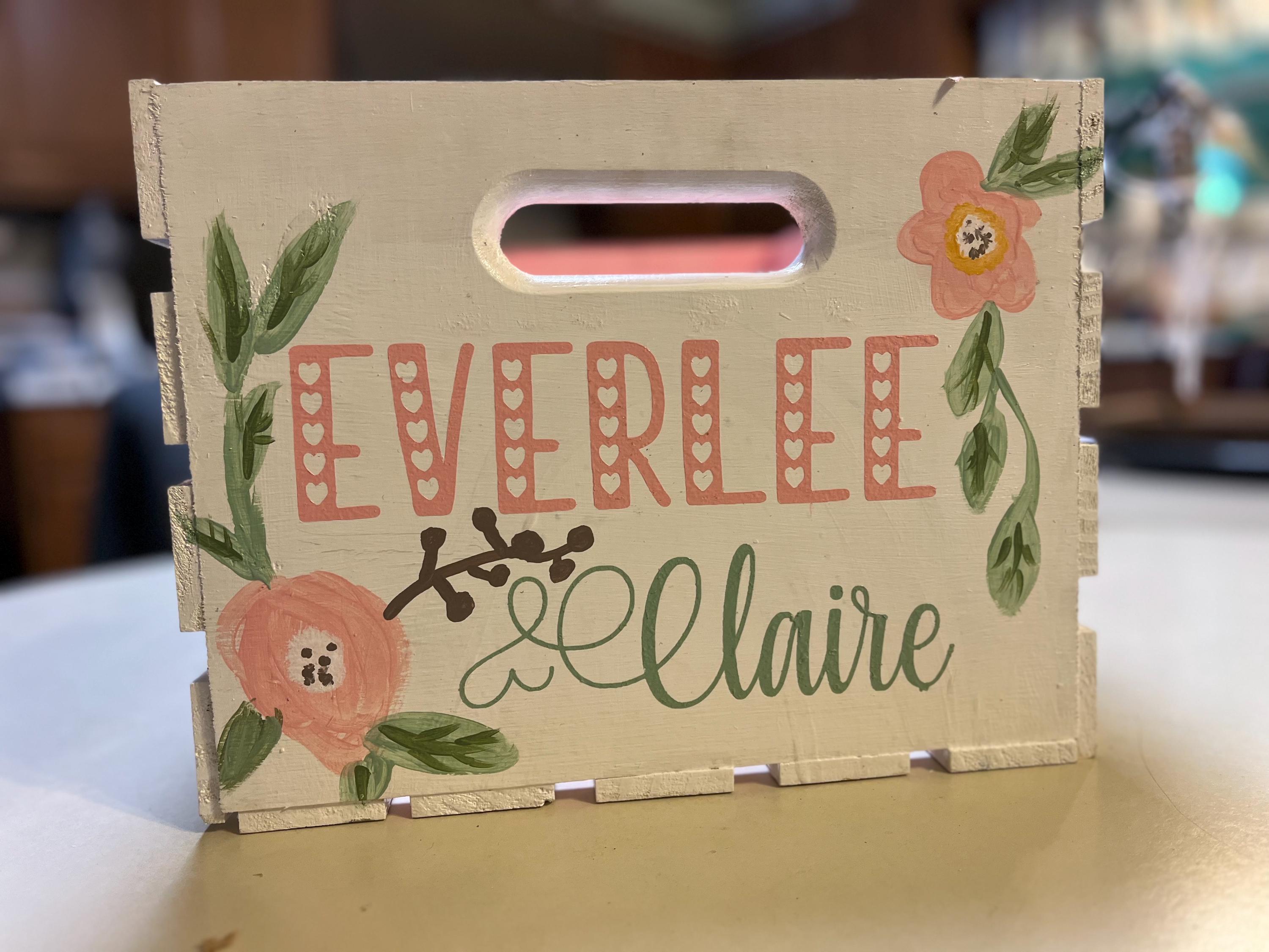 Personalized Wood Crate - Etsy