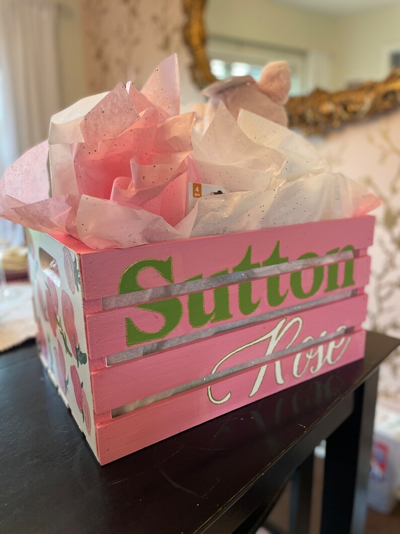 Personalized Wood Crate - Etsy