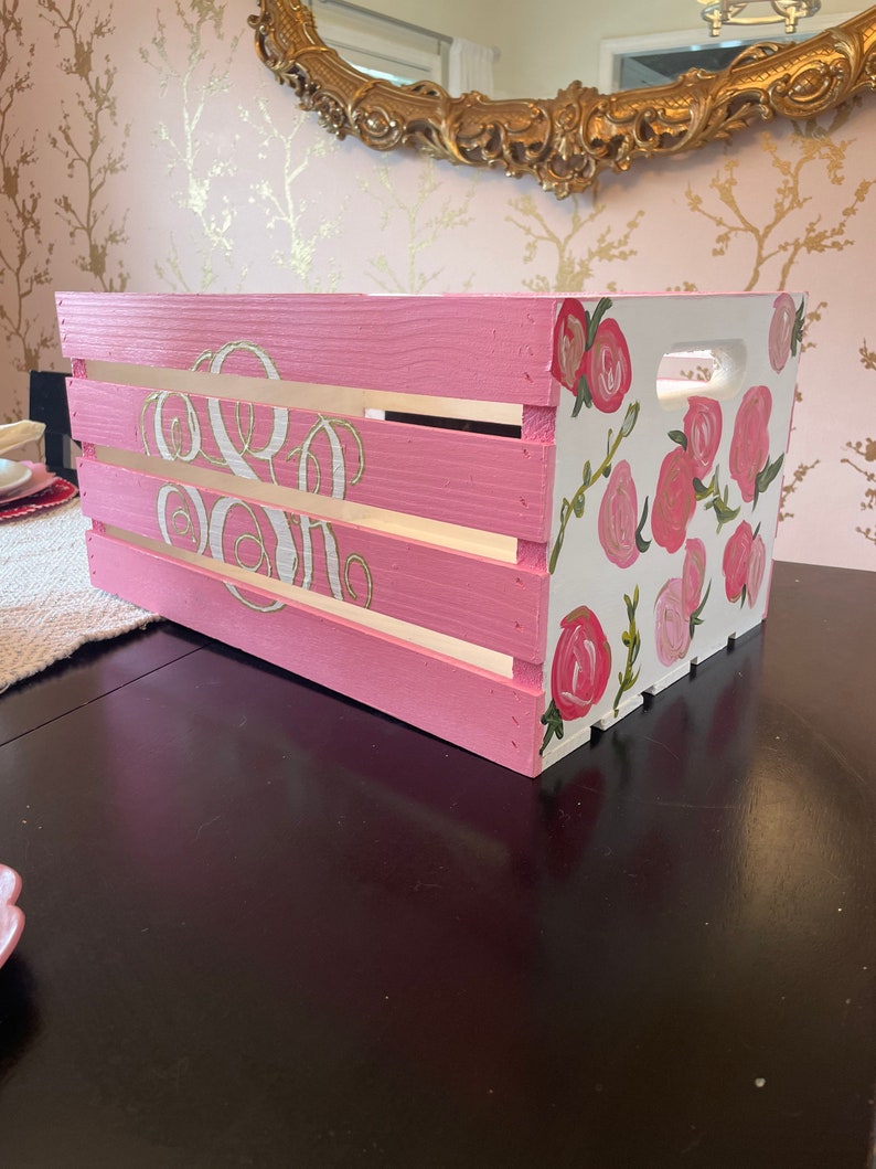 Personalized Wood Crate - Etsy