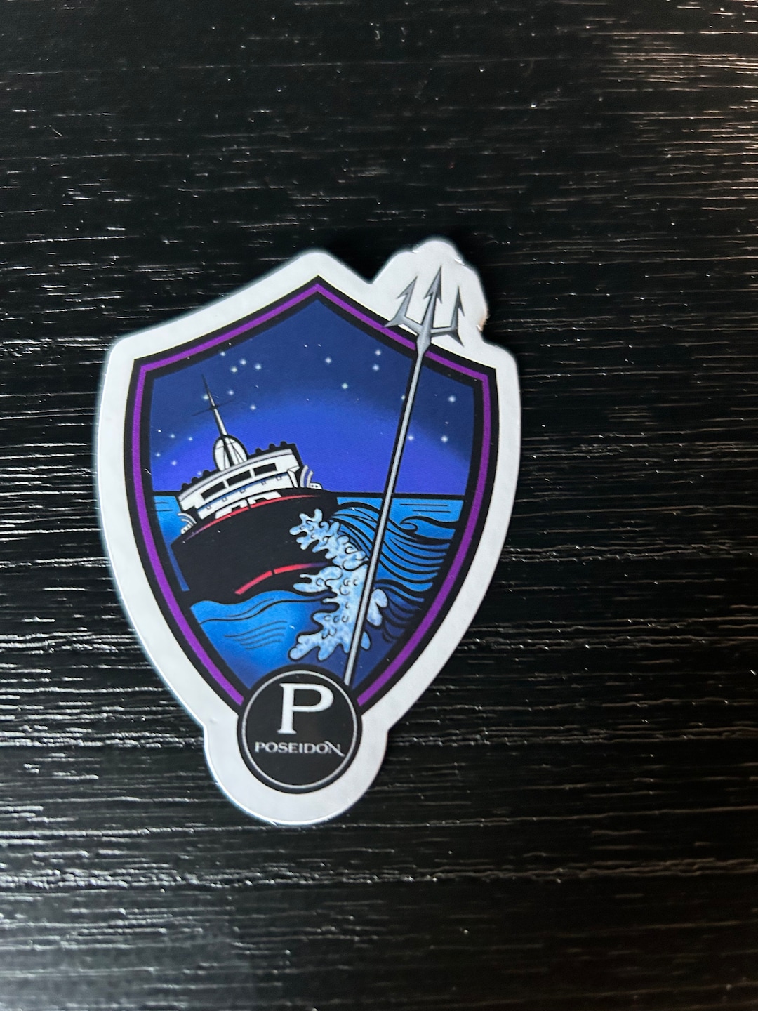 Poseidon Logo Sticker - Etsy