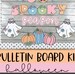 Halloween Bulletin Board Kit Classroom Decor Retro - Etsy