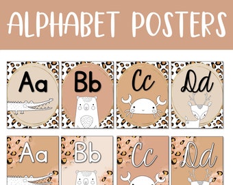 MODERN LEOPARD Birthday Display Cheetah Classroom Decor | Etsy