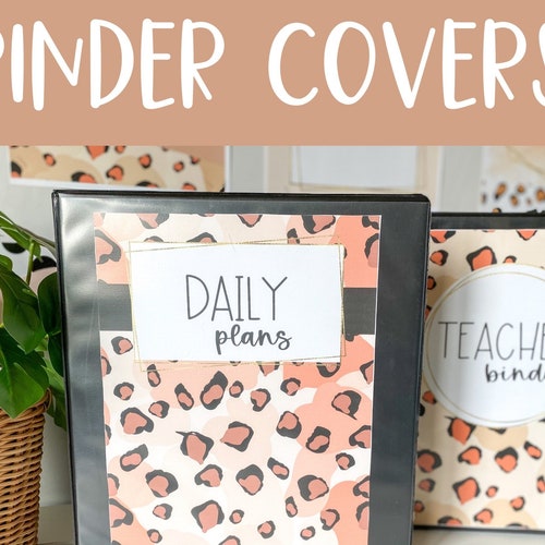 Retro Pastel Binder Covers Editable Happy Classroom Decor - Etsy