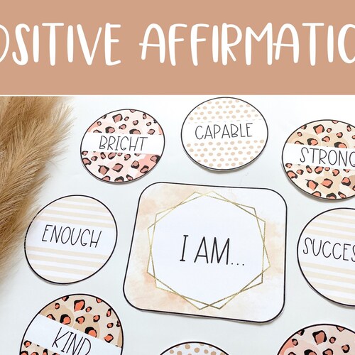 MODERN LEOPARD Classroom Decor Bundle Editable Cheetah - Etsy