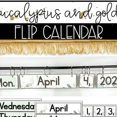 Eucalyptus and Gold Classroom Decor Bundle Editable - Etsy Australia