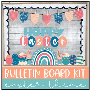 Easter Bulletin Board Kit Classroom Decor | Etsy