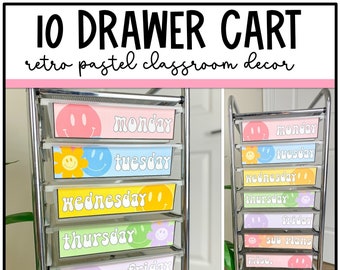 Teacher Cart Labels | Etsy
