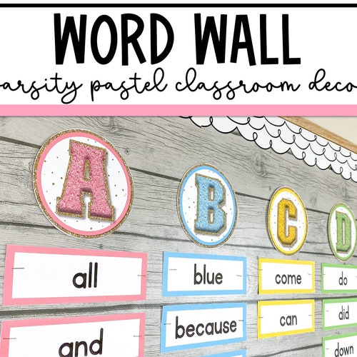 Retro Pastel Classroom Decor Bundle Editable - Etsy Australia