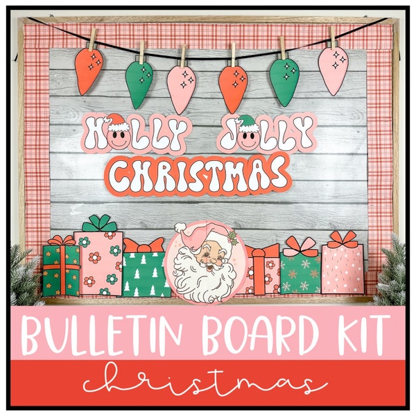 Christmas Bulletin Board Kit - Etsy