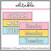 Pastel Flip Calendar | Classroom Decor | Teacher - Etsy