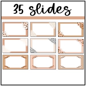 Modern Leopard Slides Template, Cheetah Classroom Decor, Classroom ...