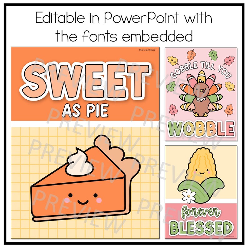 Thanksgiving Classroom Posters | Classroom Decor | November | Bulletin ...
