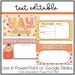 Fall Classroom Slides | Powerpoint and Google Slides | Fall Decor ...