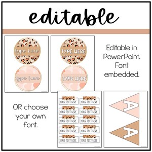 Modern Leopard Birthday Display, Cheetah Classroom Decor - Etsy