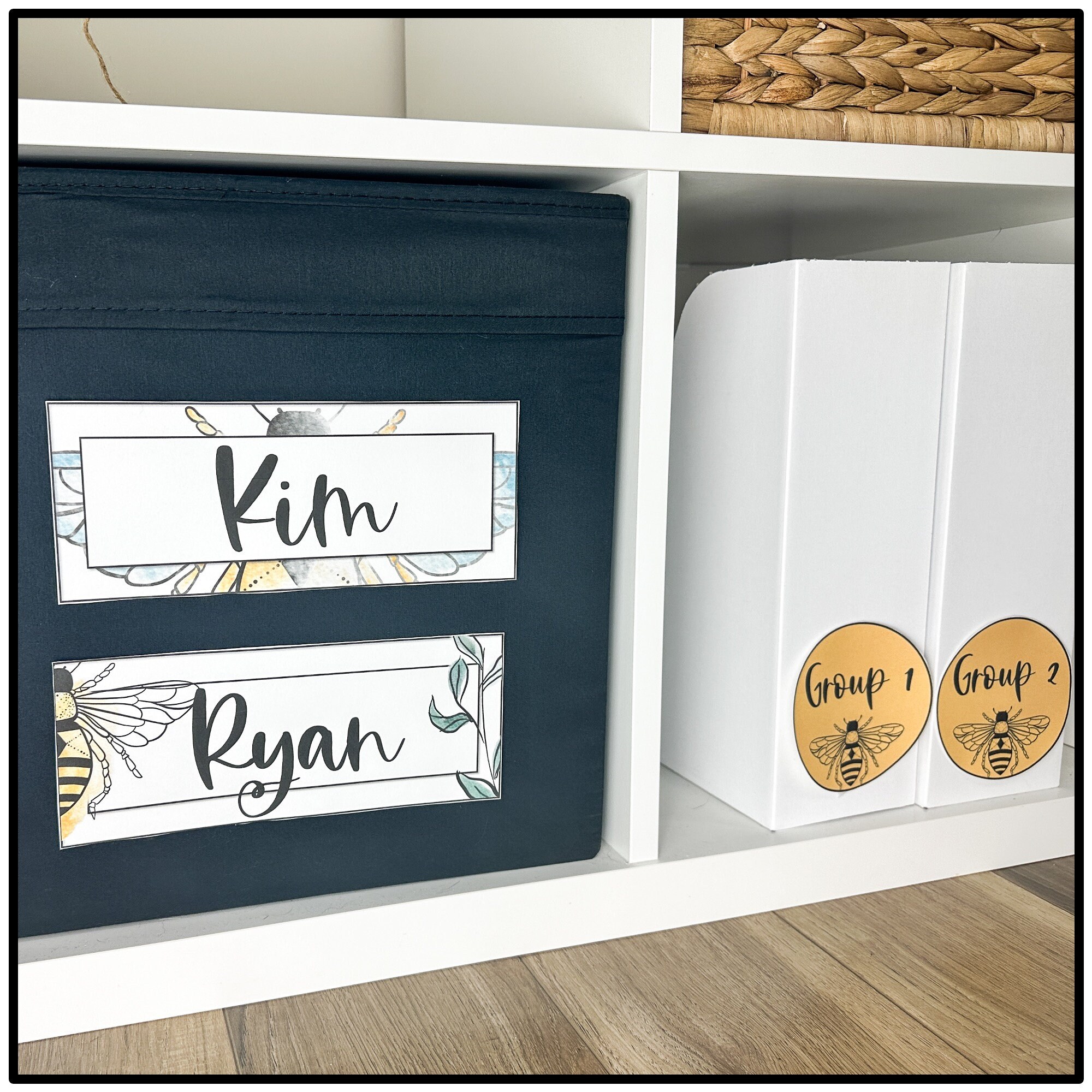 Bee Classroom Decor | Name Tags | Classroom Labels | Editable - Etsy