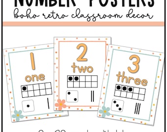 Retro Daisy Classroom Decor - Etsy