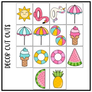 Summer Bulletin Board Kit, Classroom Decor, End of the Year - Etsy