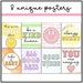 Retro Pastel Classroom Posters | Growth Mindset | Happy - Etsy