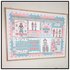 Christmas Classroom Posters | Classroom Decor | Pinkmas | Nutcracker - Etsy