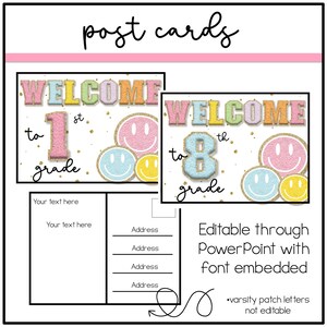 Retro Pastel Postcard | Templates - Etsy