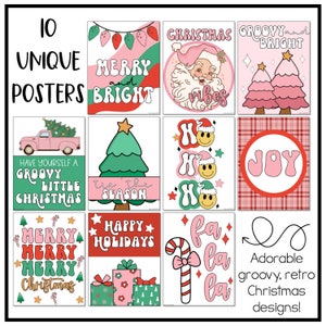 Christmas Classroom Posters | Classroom Decor | Retro - Etsy