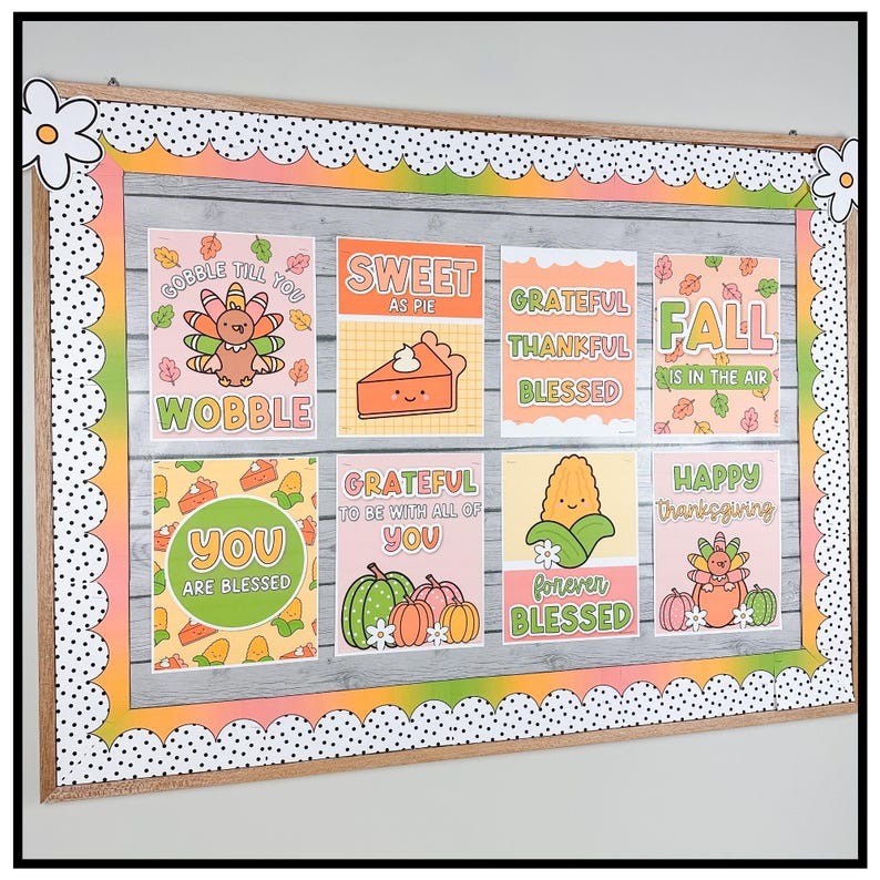 Thanksgiving Classroom Posters | Classroom Decor | November | Bulletin ...