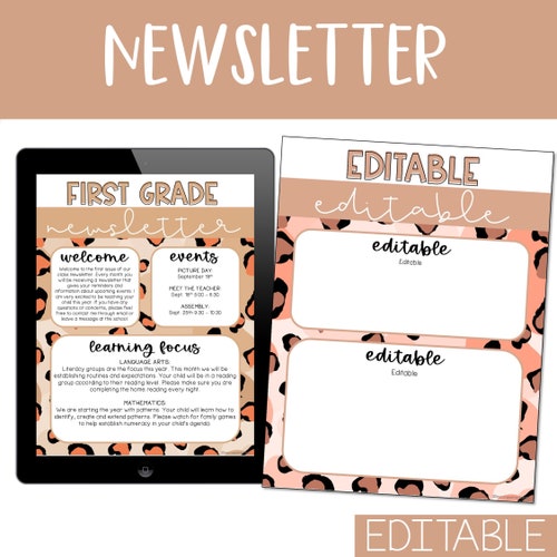 MODERN LEOPARD Alphabet Posters Cheetah Classroom Decor - Etsy